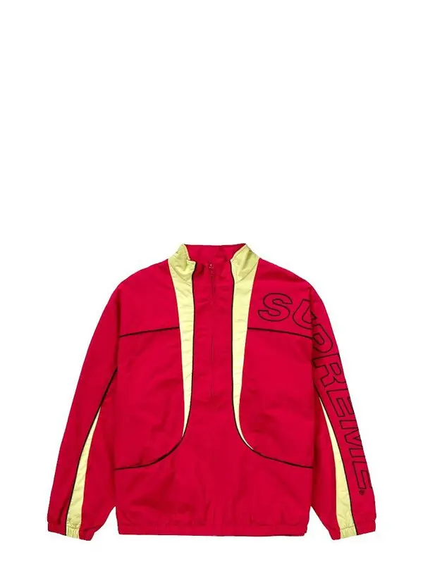 Supreme Piping Track Jacket - Red