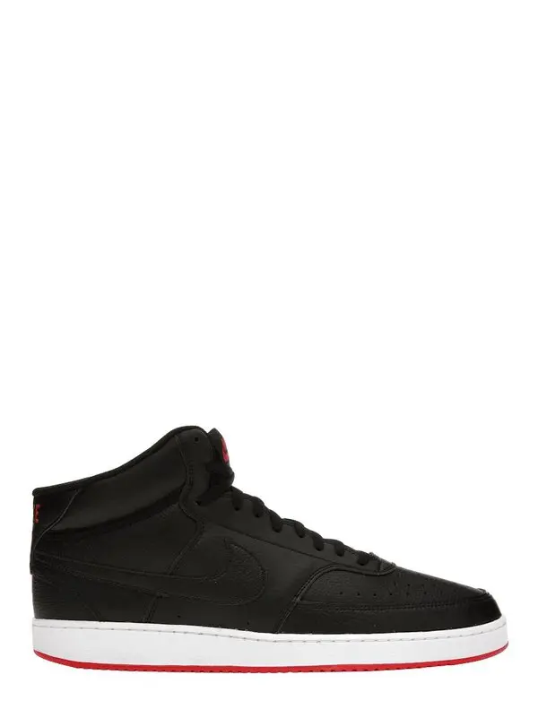 Nike Court Vision Mid Sneakers - Black/university Red