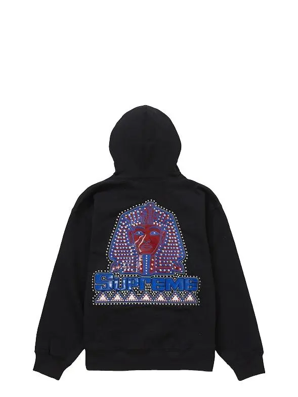Supreme Studded Hooded Sweatshirt - Black