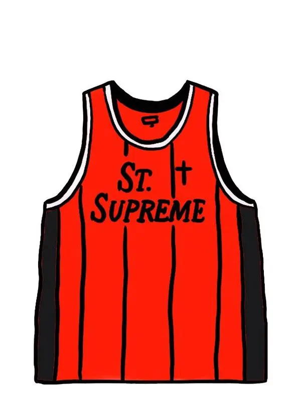 Supreme Basketball Jersey - Red