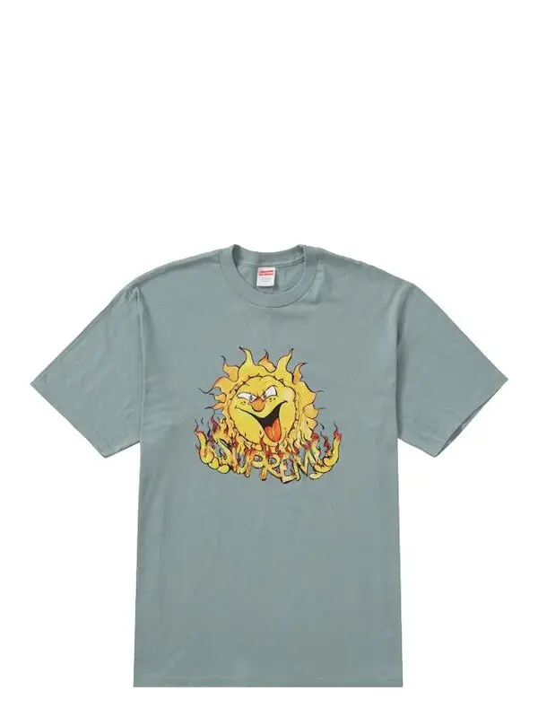 Supreme Sun Tee Shirt - Dark Sage