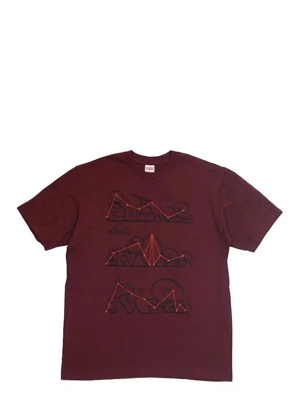 Supreme System Tee Shirt - Burgundy