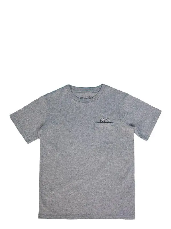 KAWS Holiday Japan Pocket T-shirt - Grey