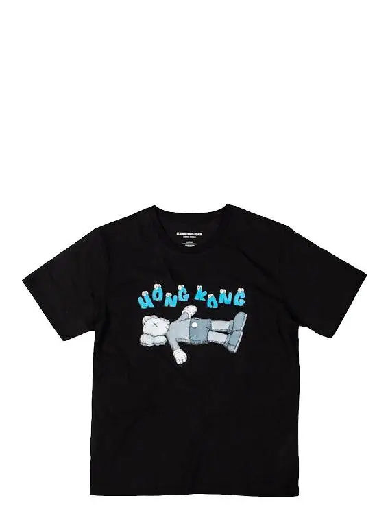 KAWS Holiday Hong Kong Tee Shirt - Black
