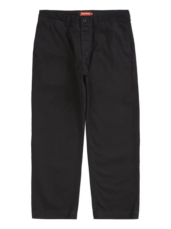 Supreme Pin Up Chino Pant - Black