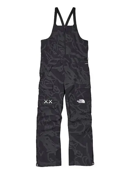 KAWS X The North Face Freeride Bib - Tnf Black Dragline Print