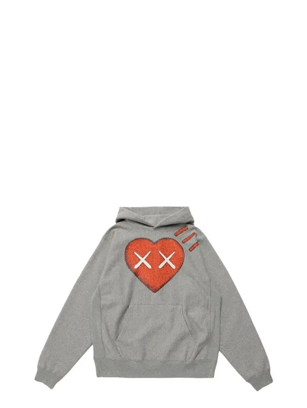 KAWS X Human Made #1 Pizza Hoodie - Grey