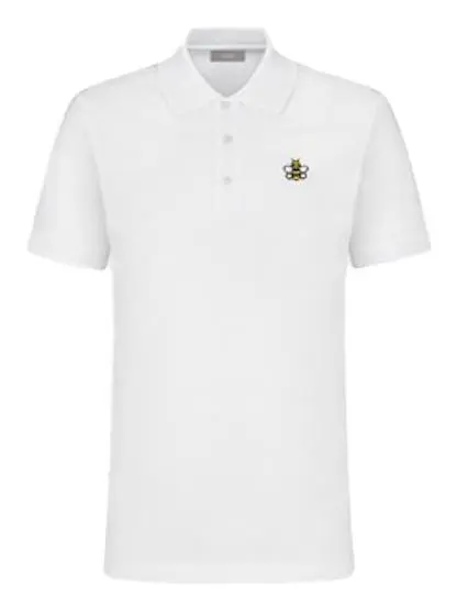 KAWS X Dior Bee Polo Shirt - White