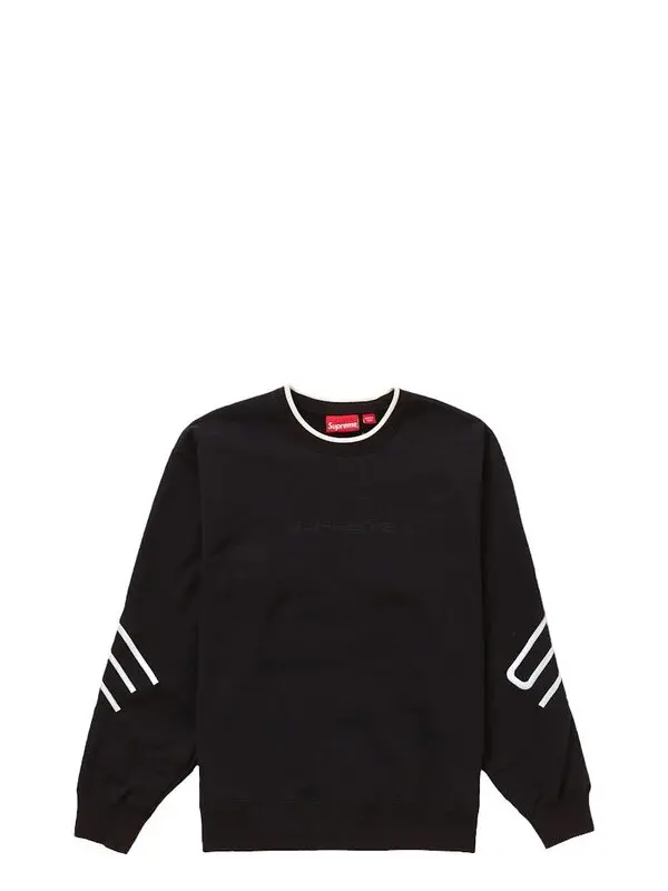 Supreme Stretch Crewneck Sweatshirt - Black