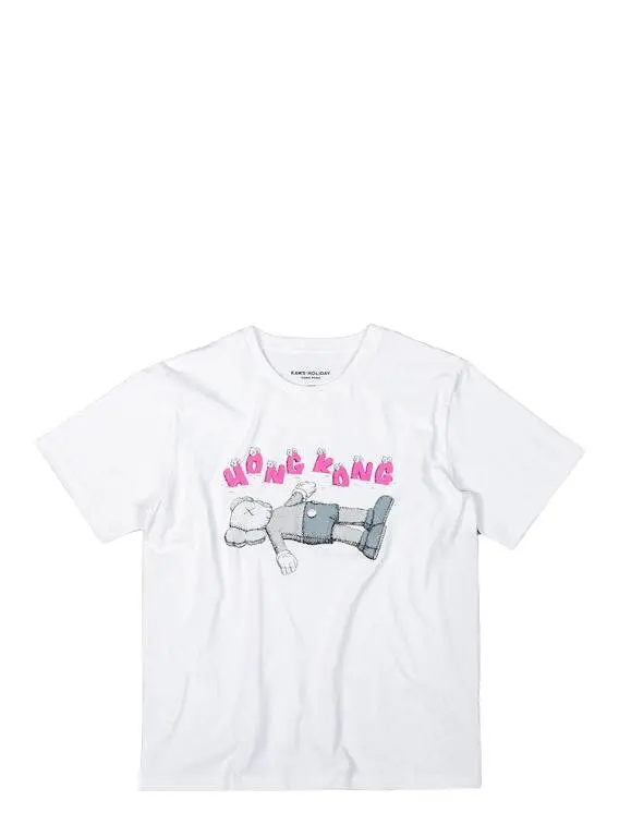 KAWS Holiday Hong Kong Tee Shirt - White
