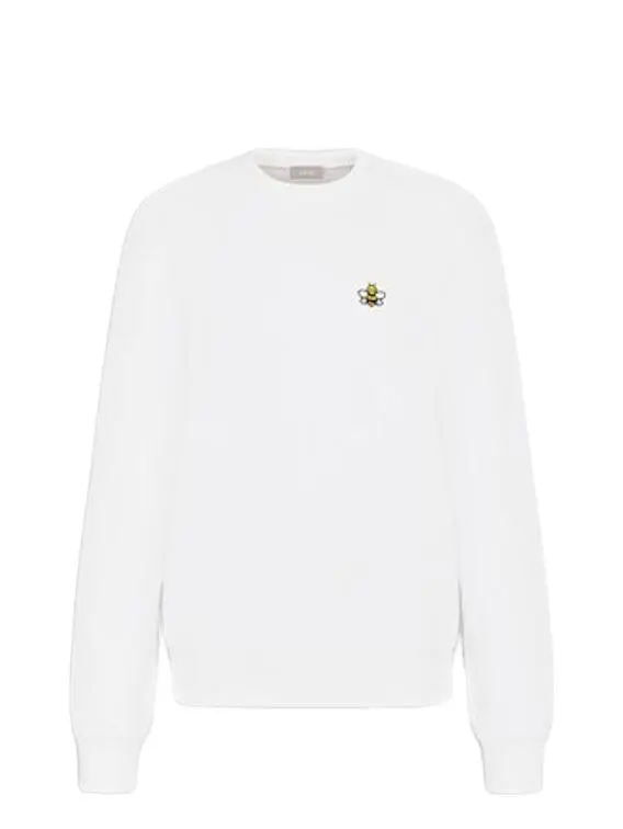 KAWS X Dior Bee Crewneck Sweatshirt - White