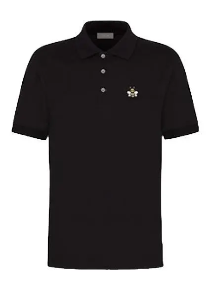 KAWS X Dior Bee Polo Shirt - Black
