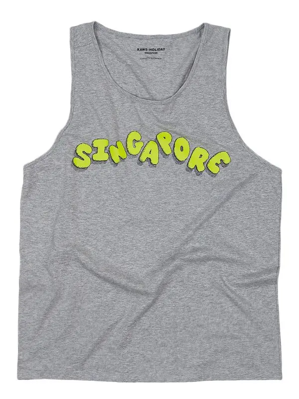 KAWS Holiday: Singapore Tank Top - Grey