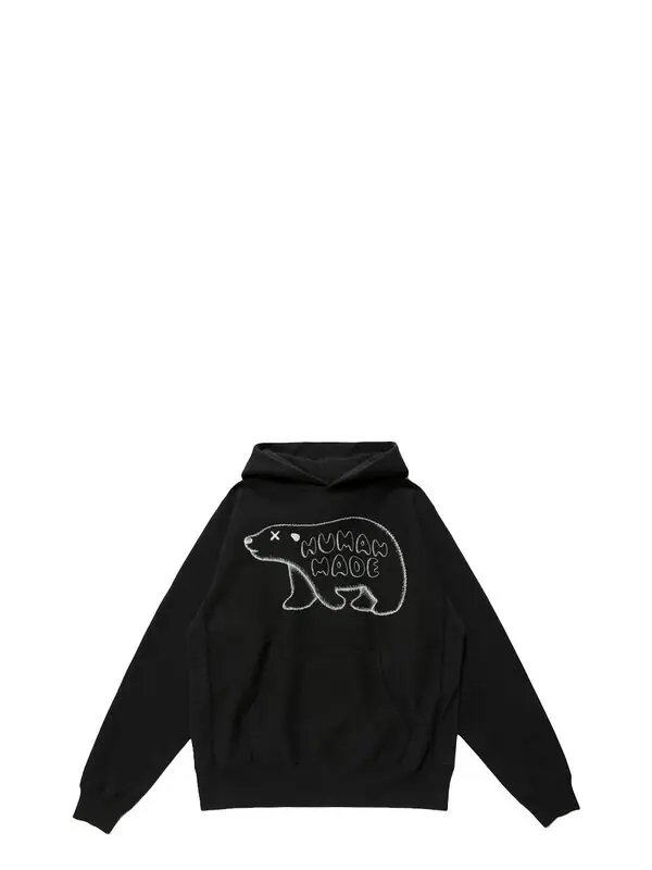 KAWS X Human Made #2 Pizza Hoodie - Black