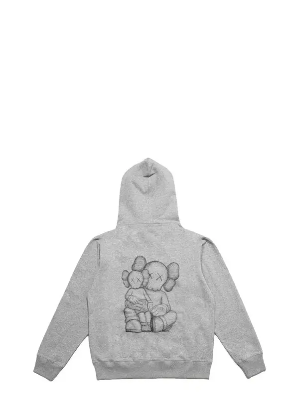 KAWS Holiday Changbai Mountain Zip-up Hoodie - Grey