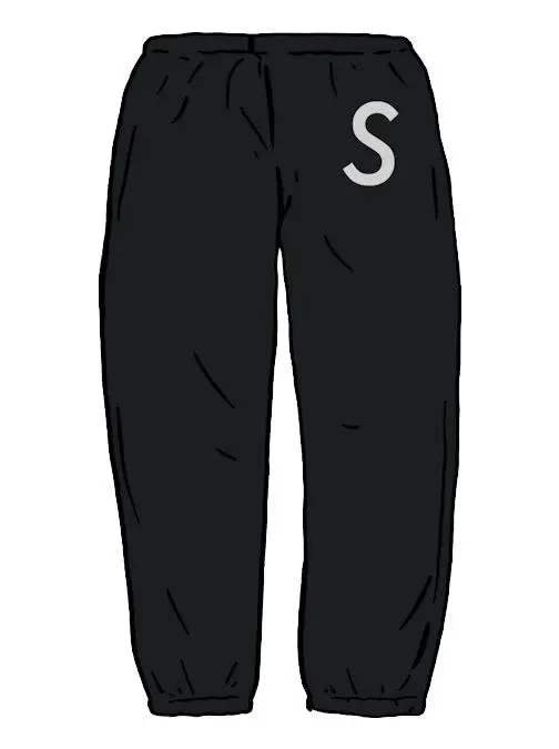 Supreme Swarovski Logo Sweatpants - Black