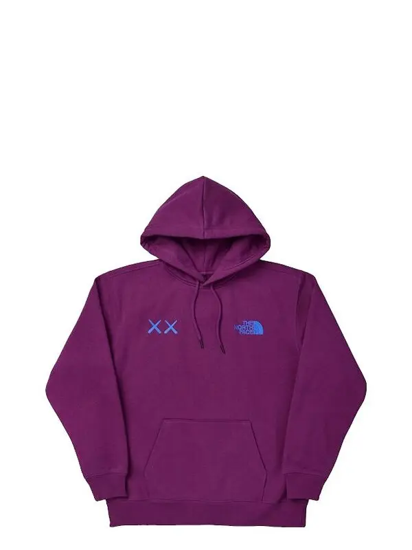 KAWS X The North Face Popover Hoodie - Pamplona Purple