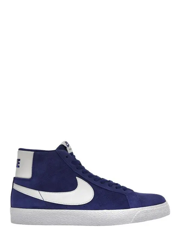 Nike Blazer Mid Sneakers - Royal Blue/white