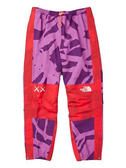 KAWS X The North Face Mountain Light Pants - Pamplona Purple Mtn Light Print