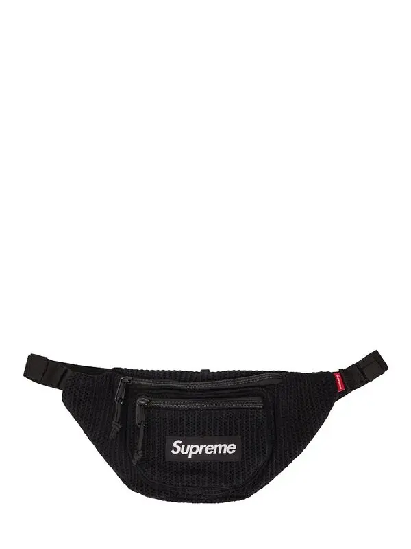 Supreme String Waist Bag - Black