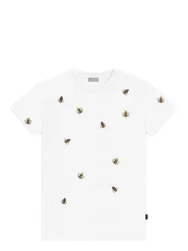 KAWS X Dior Embroidered Bee T-shirt - White