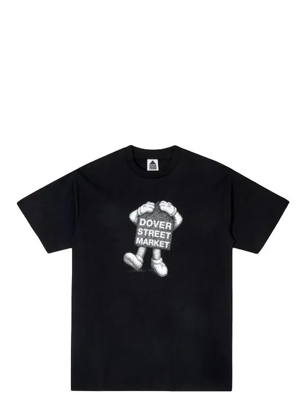 KAWS X Dover Street Market Special Mascot T-shirt - Black