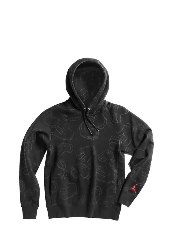 KAWS X Jordan Hooded Sweatshirt - Black