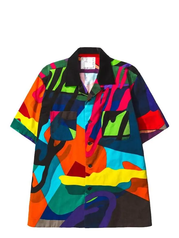 KAWS X Sacai Button Shirt - Multicolor