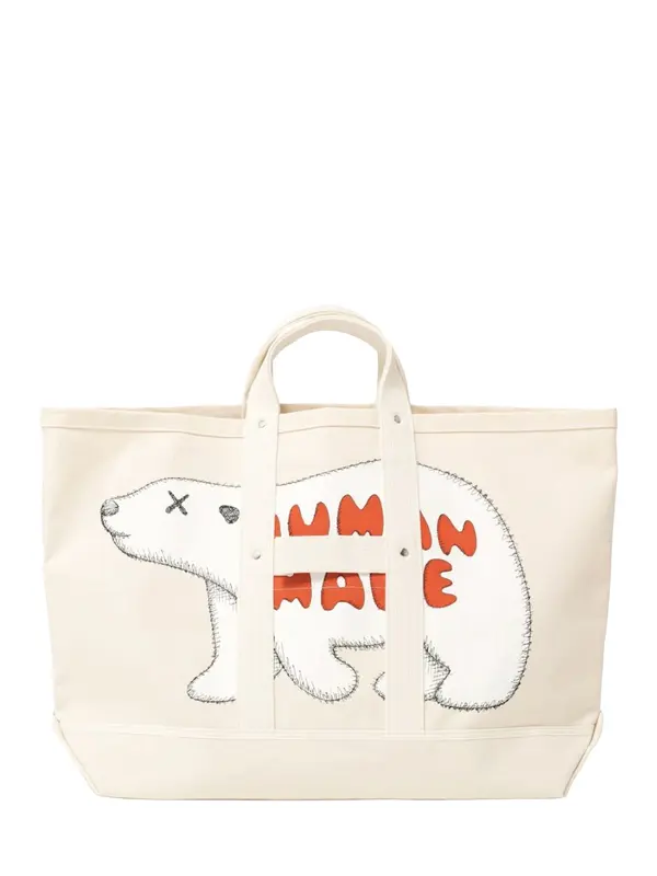 KAWS X Human Made Large Tote Bag - White