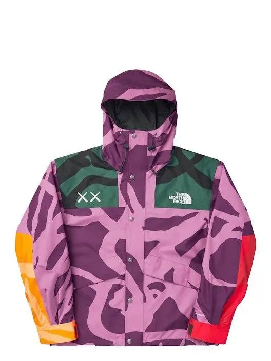 KAWS X The North Face Retro 1986 Mountain Jacket - Pamplona Purple 86 Print