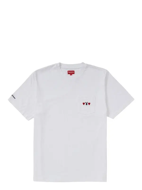 Supreme Playboy Pocket Tee Shirt - White