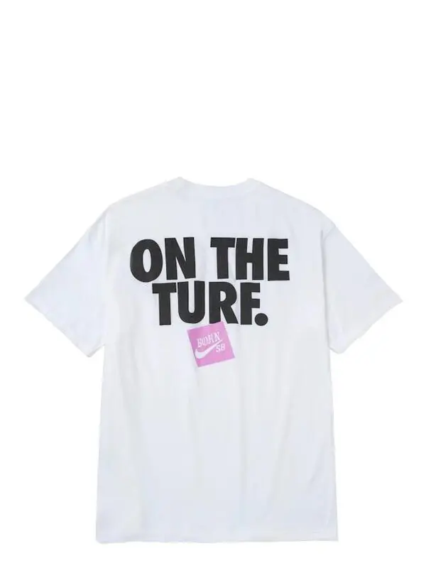 Nike Sb Born X Raised On The Turf Tee Shirt - White 3m