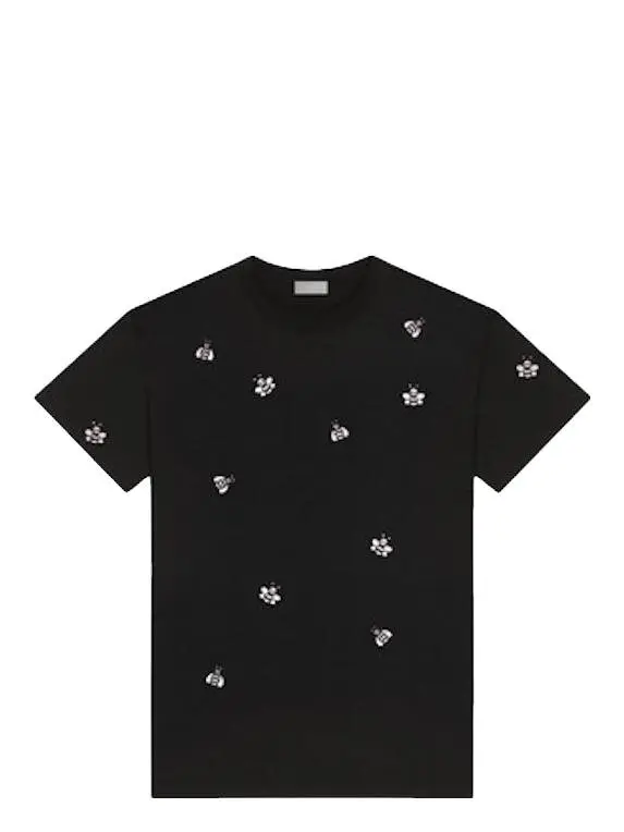 KAWS X Dior Embroidered Bee T-shirt - Black