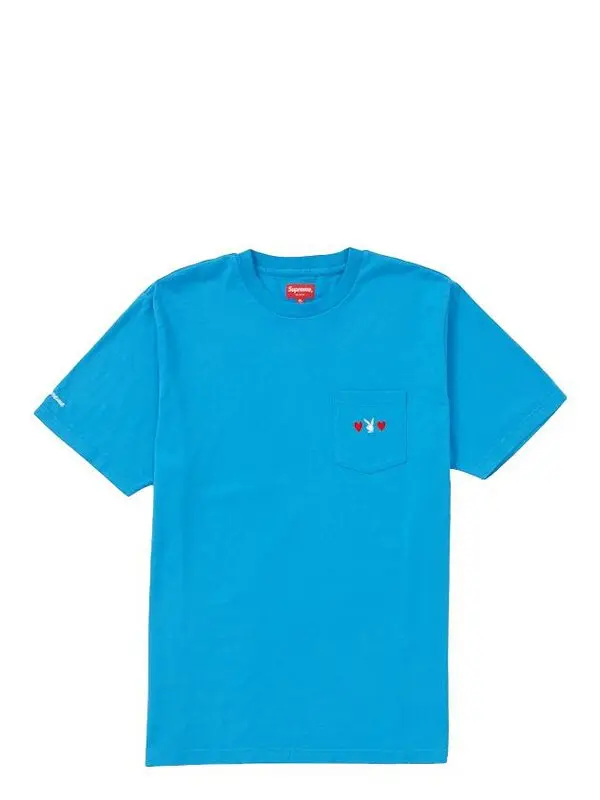 Supreme Playboy Pocket Tee Shirt - Bright Royal
