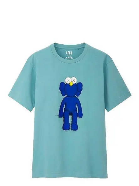 KAWS X Uniqlo Blue Bff Tee Shirt - Green