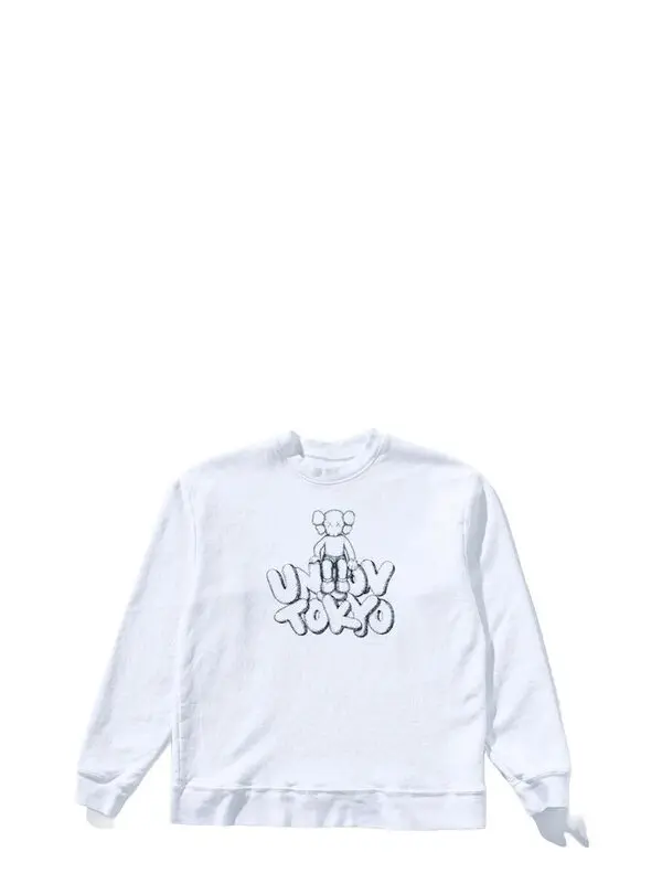 KAWS X Union Tokyo Crewneck Sweatshirt - White