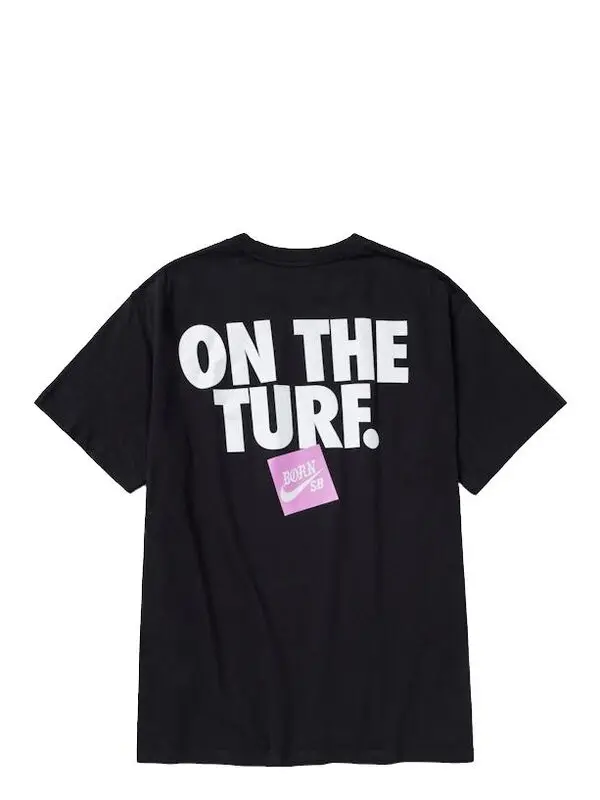 Nike Sb Born X Raised On The Turf Tee Shirt - Black