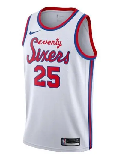 Nike Nba Philadelphia 76ers Ben Simmons Swingman Jersey - White/red