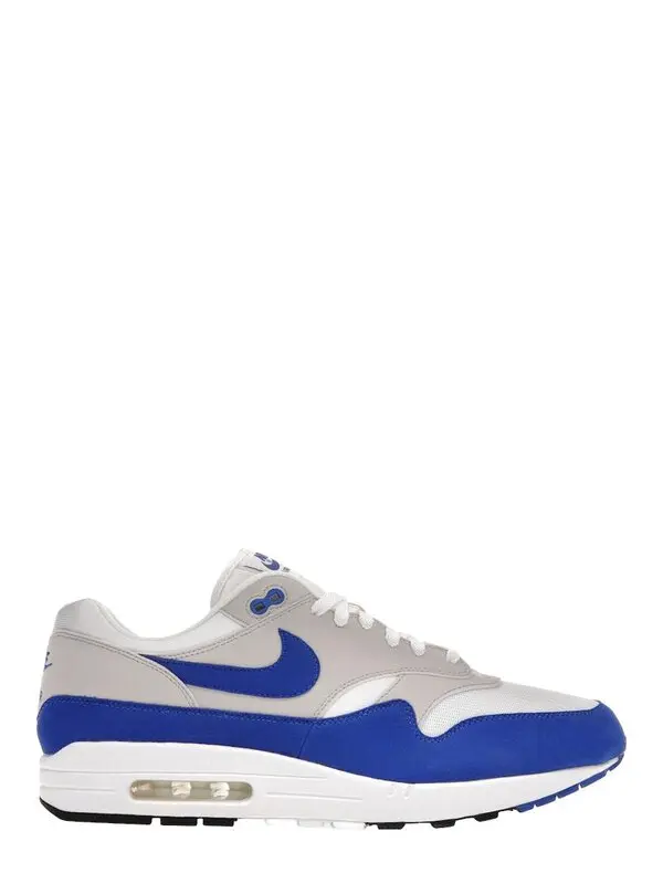 Nike Air Max 1 Anniversary Royal Sneakers - White/game Royal/neutral Grey