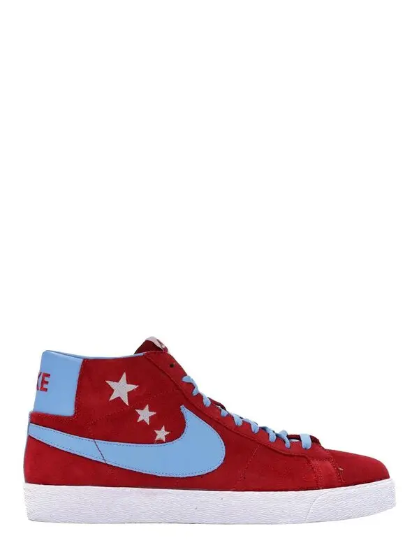 Nike Blazer High-top Sneakers - Varsity Red/blue/wave