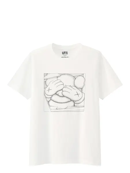 KAWS X Uniqlo Chum Tee Shirt - White