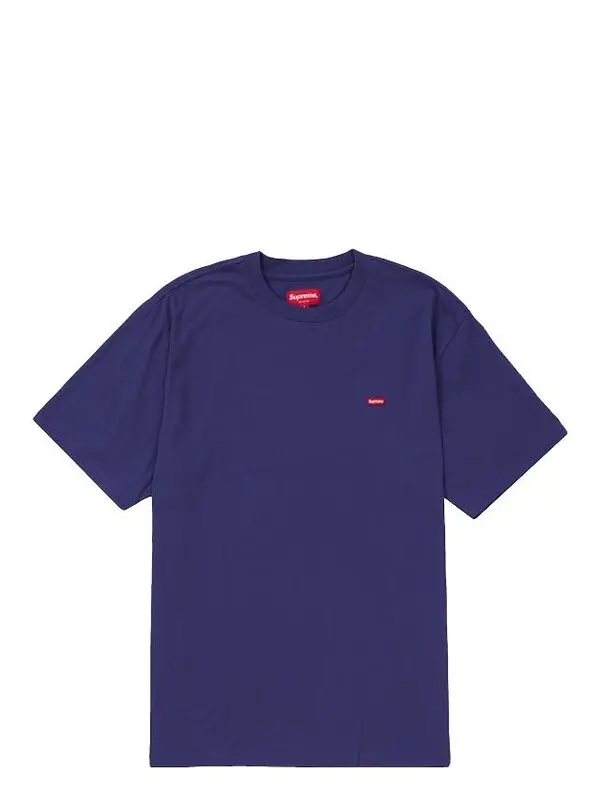 Supreme Small Box Tee Shirt - Washed Navy Blue