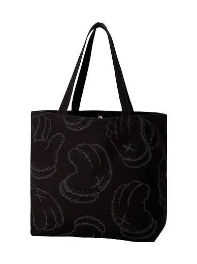 KAWS X Uniqlo Hands Tote Bag - Black