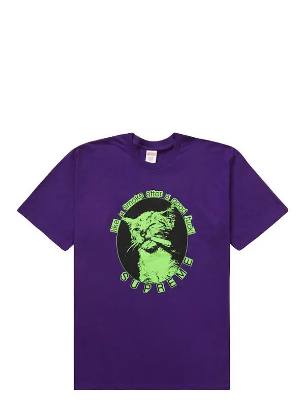 Supreme Smoke Tee Shirt - Purple