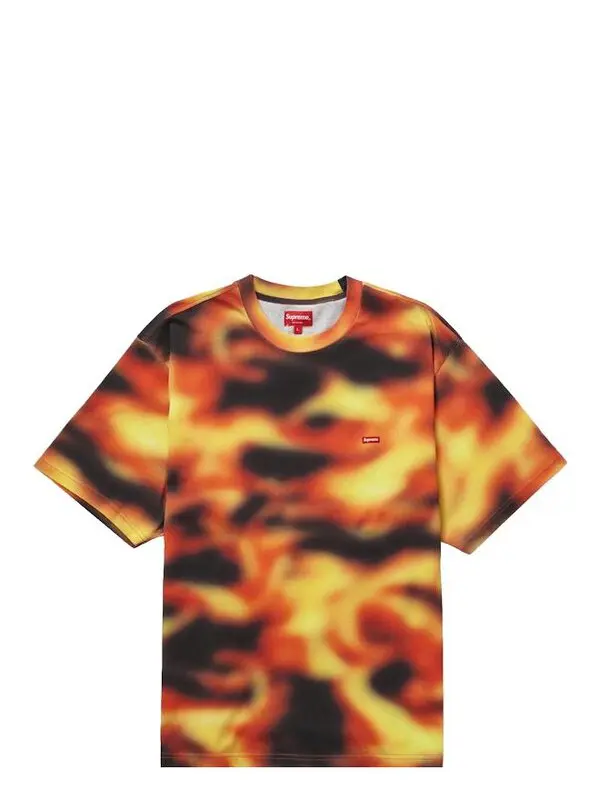 Supreme Small Box Tee Shirt - Flames