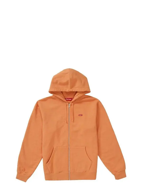 Supreme Small Box Zip Up Sweatshirt - Pale Orange
