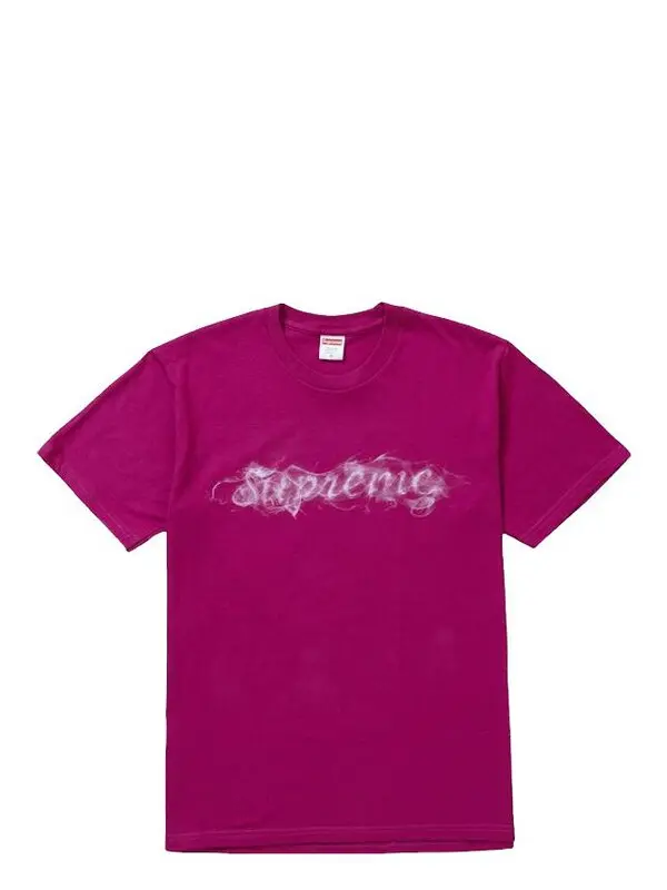 Supreme Smoke Tee Shirt - Magenta