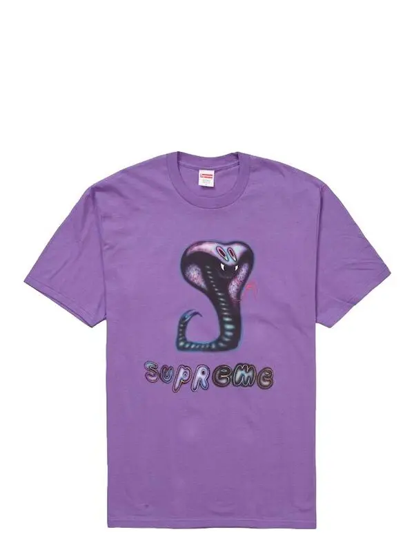 Supreme Snake Tee Shirt - Purple