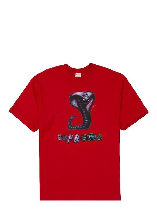 Supreme Snake Tee Shirt - Red