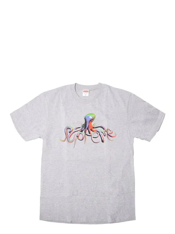 Supreme Tentacles Tee Shirt - Heather Grey